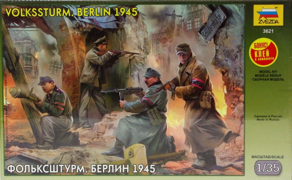 Zvezda 1:35 German Volkssturm, Berlin 1945 (3621)