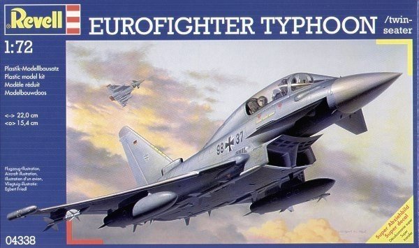 Revell 04338 Eurofighter Typhoon twin seater (1:72) - jets - 1:72 ...