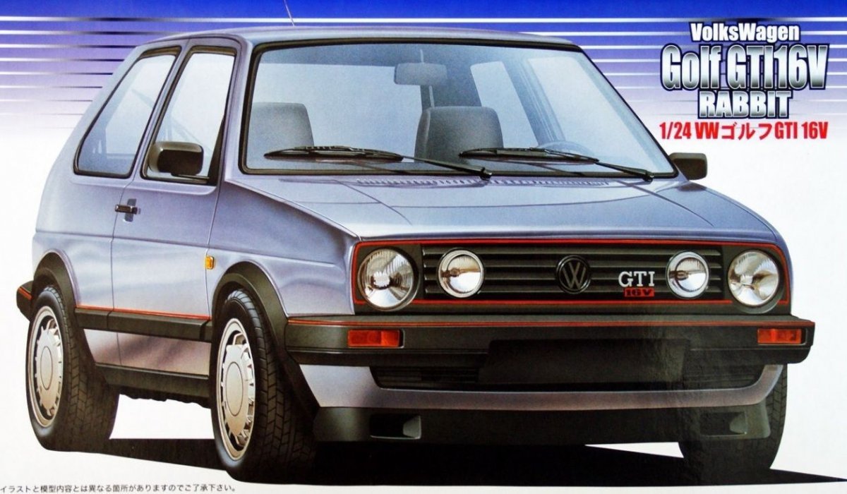 Fujimi 124988 VW Golf II GTI 16V Rabbit 1 24 - 1:24 - Car models