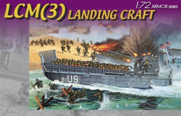 Dragon 7257 LCM(3) Landing Craft w 29th Infantry Div (1:72) - 1939-1945 ...