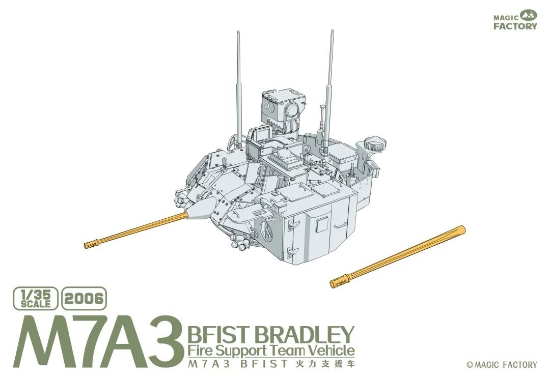 Magic Factory 2006 M7A3 BFIST Bradley Fire Support Team Vehicle 1 35 ...