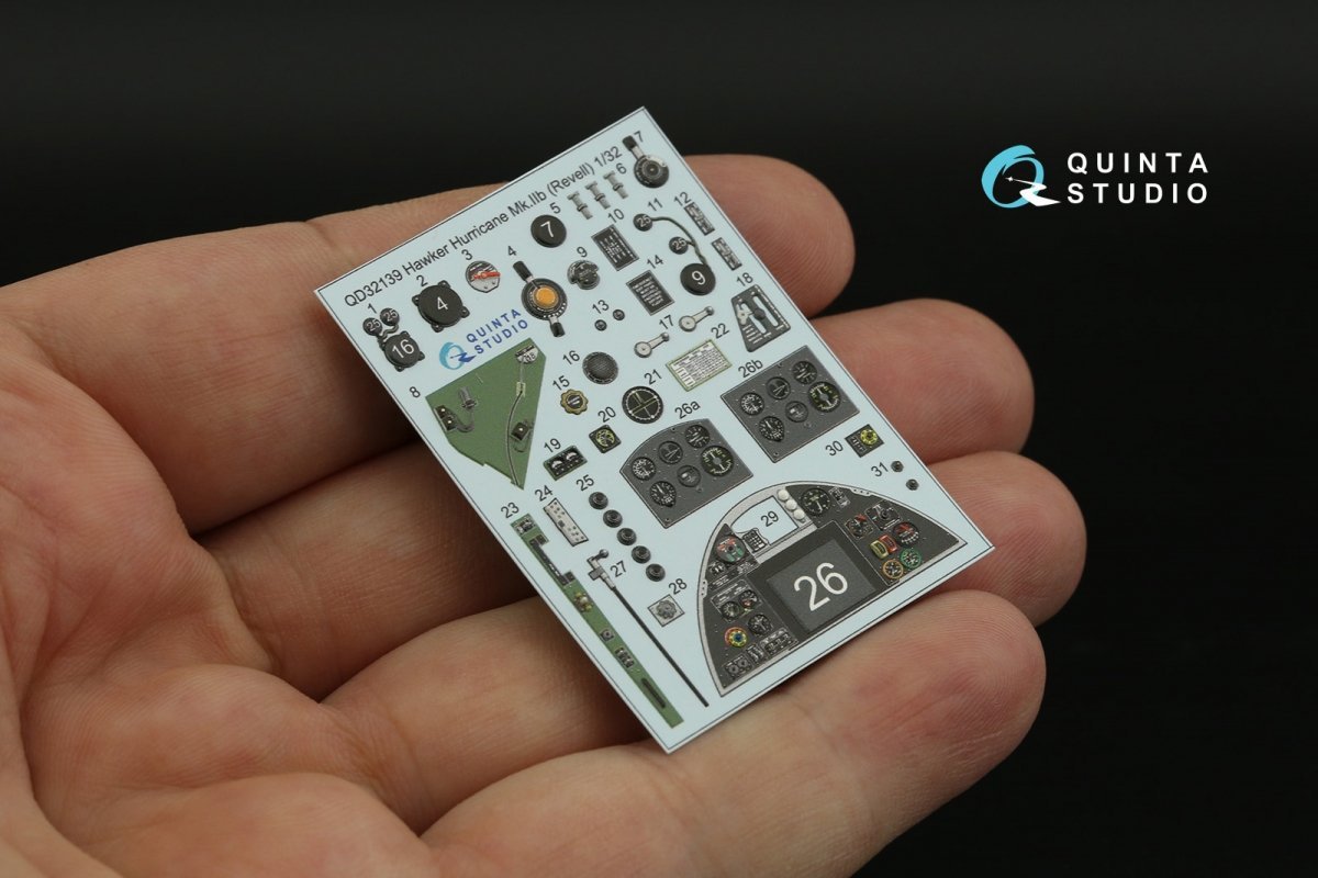 Quinta Studio QD32139 Hawker Hurricane Mk.IIb 3D-Printed & coloured ...