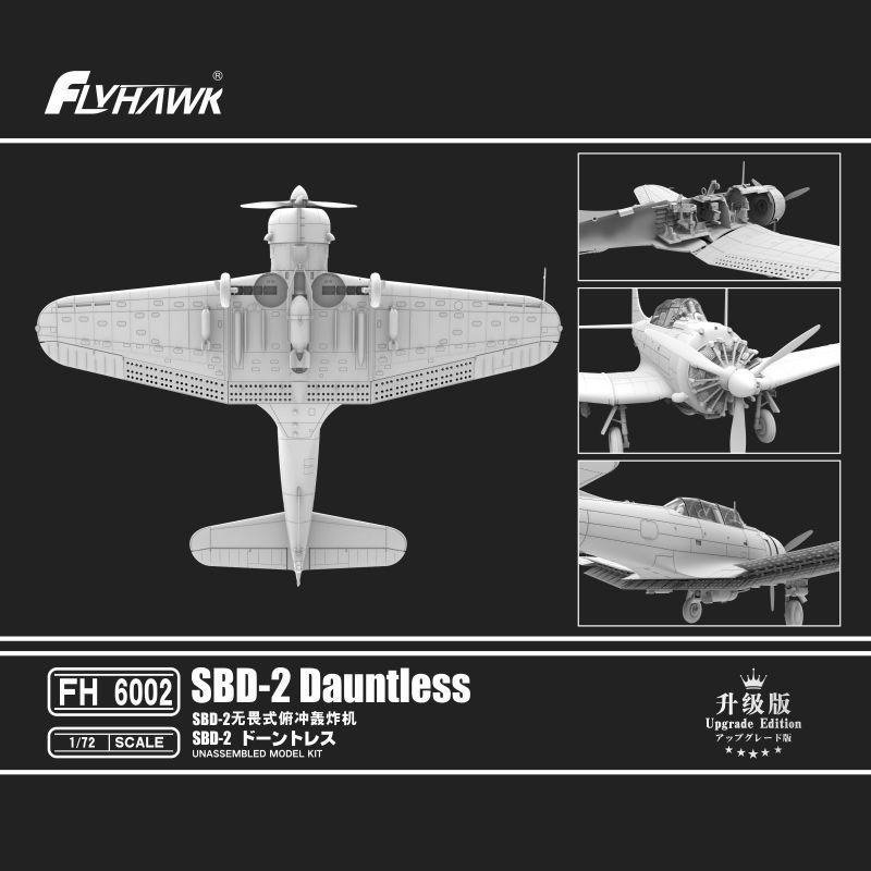 Flyhawk FH6001 SBD-3 Dauntless 1 72 - propeller planes - 1:72 - Military Aircraft