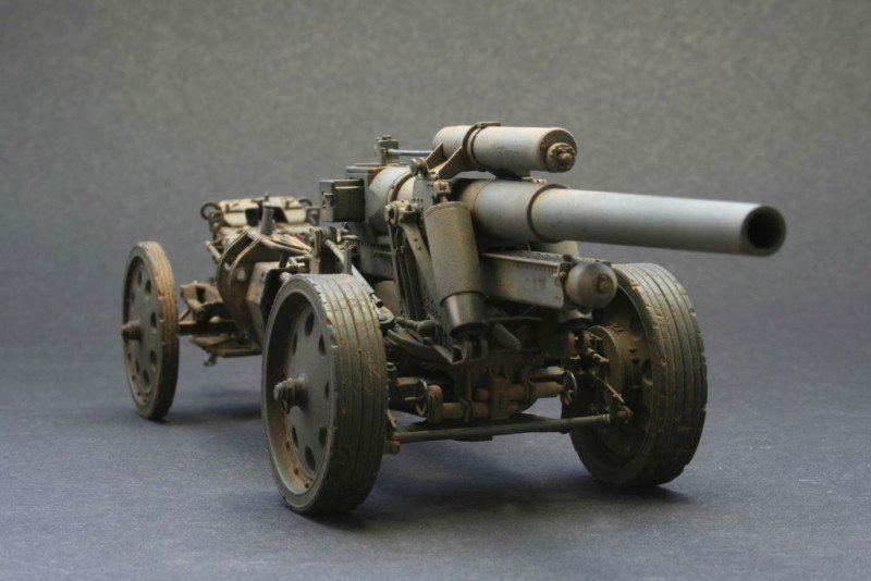 Dragon 6392 German sFH 18 Howitzer w Limber (1:35) - Artillery and ...