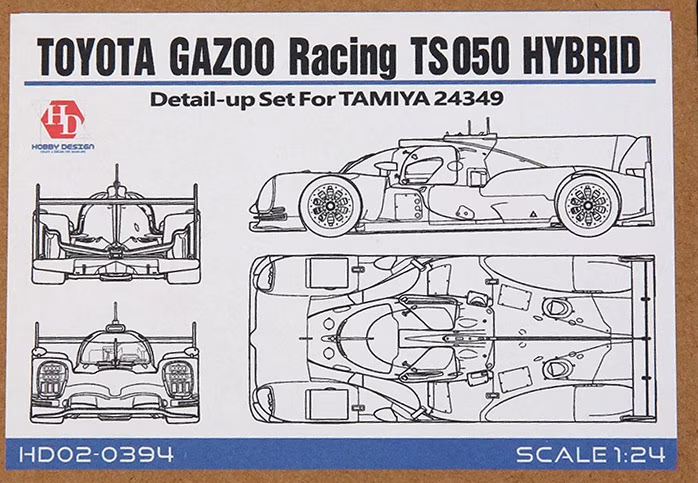 Hobby Design HD02-0394 Toyota Gazoo Racing TS050 Hybrid - Detail-Up Set ...