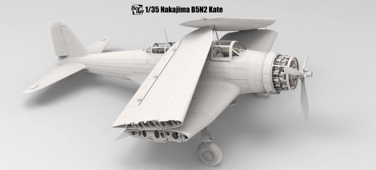 Border Model BF-005 Nakajima B5N2 Type 97 Carrier Attack Bomber "Kate ...