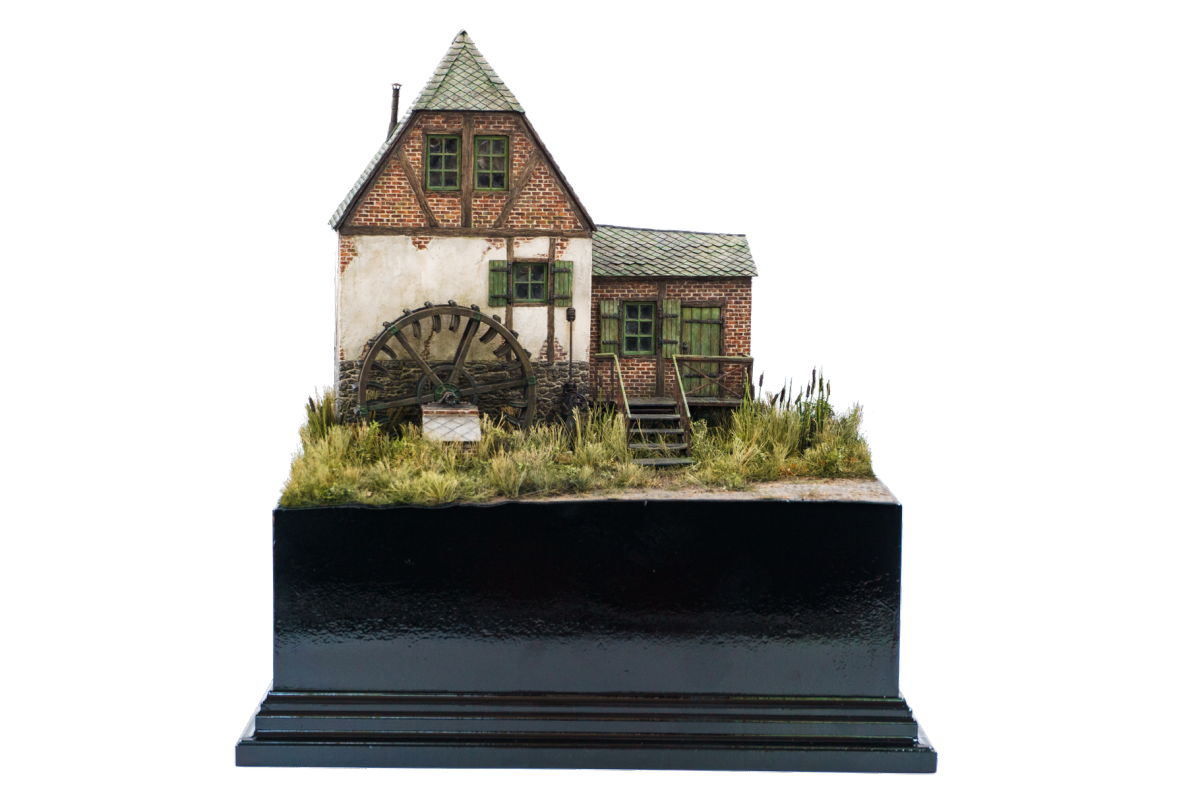 RT-Diorama 35024 Diorama-Base: Watermill 1 35 - Sceneries buildings ...