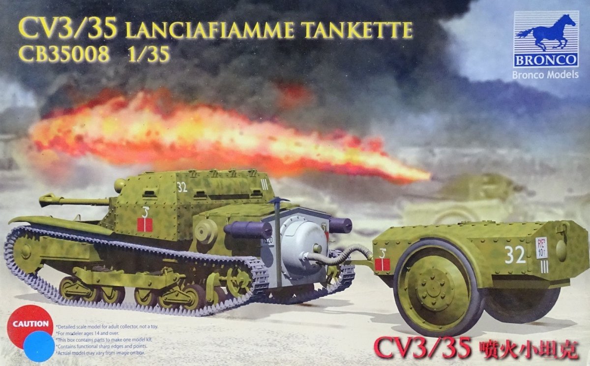 Bronco CB35008 CV L3 35 Lanciafiamme Tankette 1 35 - Armored vehicles ...