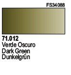 Vallejo 71012 Dark Green - Model Air-paint for airbrush - Vallejo ...