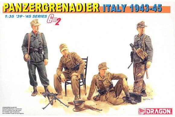 Dragon 6348 German Panzergrenadiers Italy (1:35) - scale 1:35 - Figures