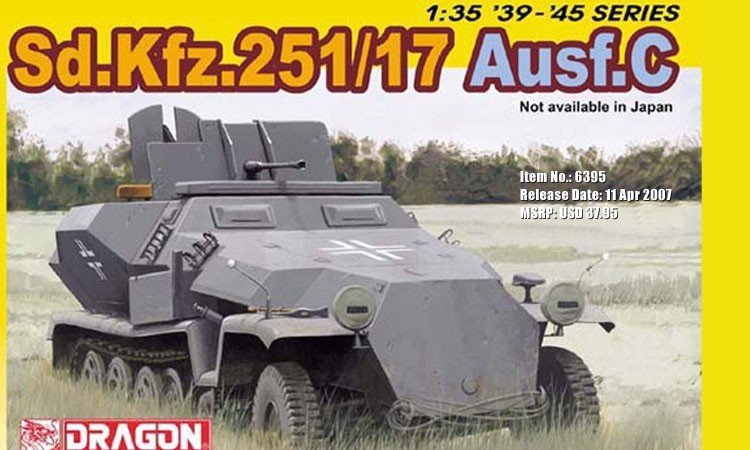 Dragon 6395 Sd.Kfz. 251 17 Ausf. C (1:35) - Armored vehicles - 1939 ...