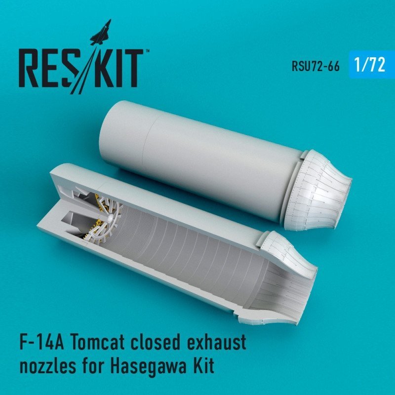 RESKIT RSU72-0066 F-14A Tomcat closed exhaust nozzles for Hasegawa 1 72 - RES KIT - scale 1 72 ...
