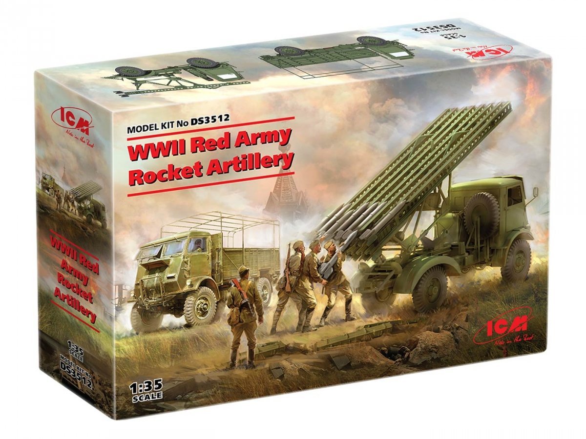ICM DS3512 WWII Red Army Rocket Artillery 1 35 - Rocket weapons - 1939 ...