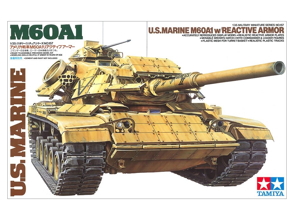 Tamiya 35157 U.S. M60A1 w Reactive Armor (1:35) - auf 1945 - 1 35 ...