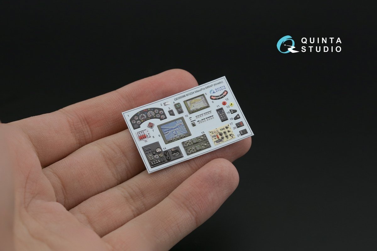 Quinta Studio QD35096 M1224 MaxxPro MRAP 3D-Printed & coloured Interior ...