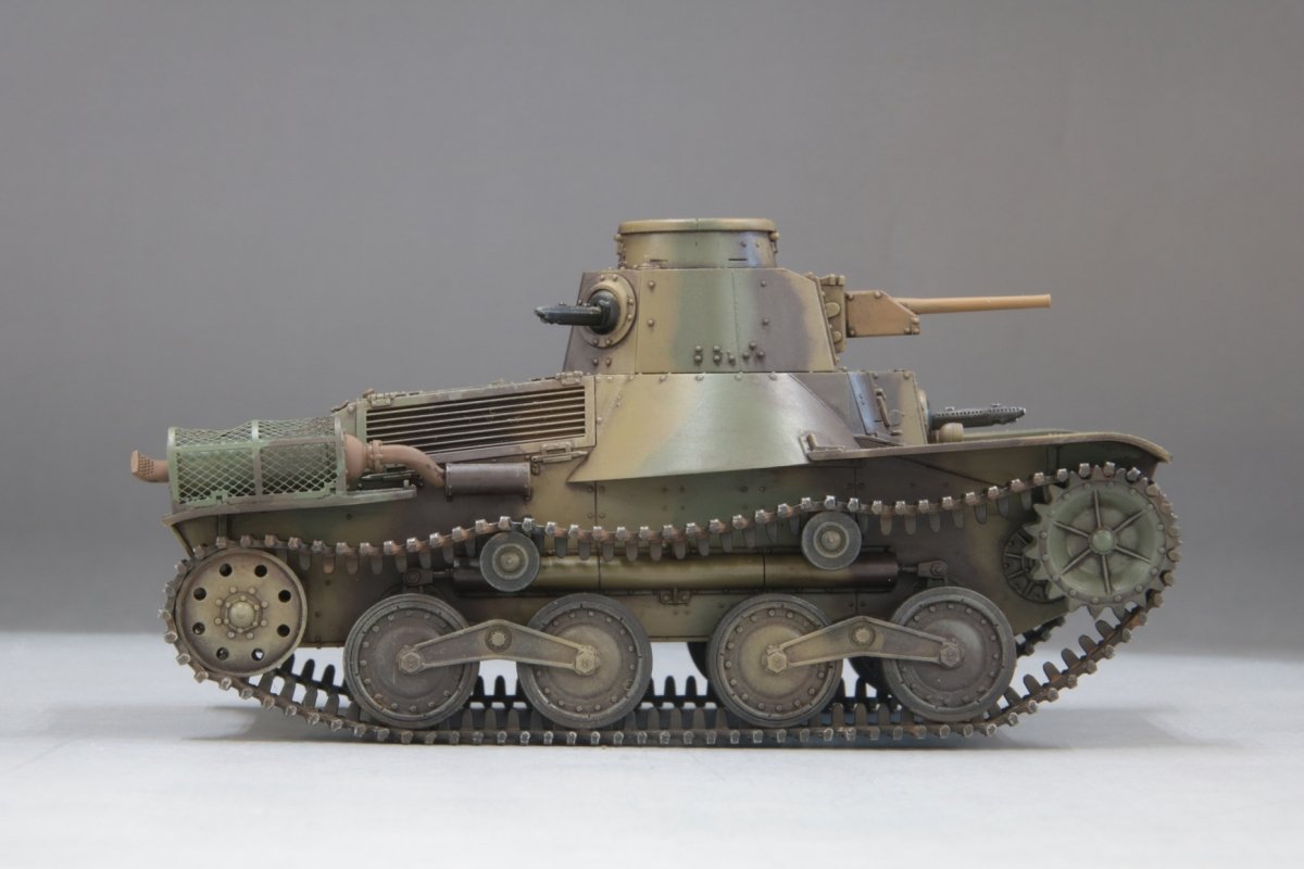 Fine Molds 36501 IJN Type 95 Light Tank Ha-Go Late 1 35 - Tanks - 1939 ...