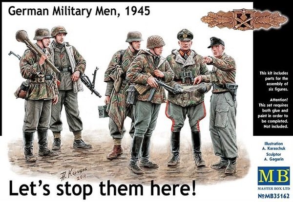 Master Box 35162 Lets stop them here German Military Men 1945 (1:35 ...