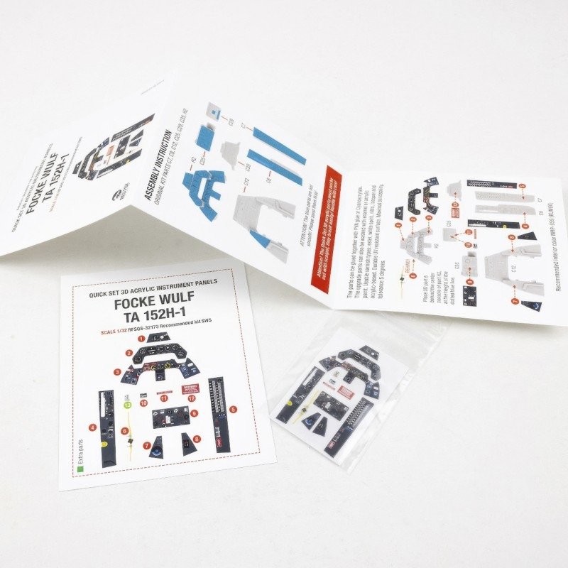 Red Fox Studio QS-32173 Ta 152H-1 for SWS kit 1 32 - skala 1 32 - Red ...