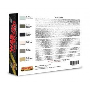 Lifecolor CS49 Acrylic paint set Concrete, Tarmac and Plaster 6x22ml ...