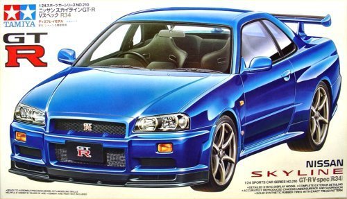 Tamiya 24210 Nissan Skyline GT-R V-spec (R34) (1:24) - 1:24 - Car models