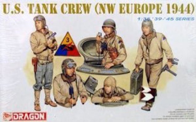 Dragon 6054 US Tank Crew (NW Europe 1944) (1:35) - scale 1:35 - Figures