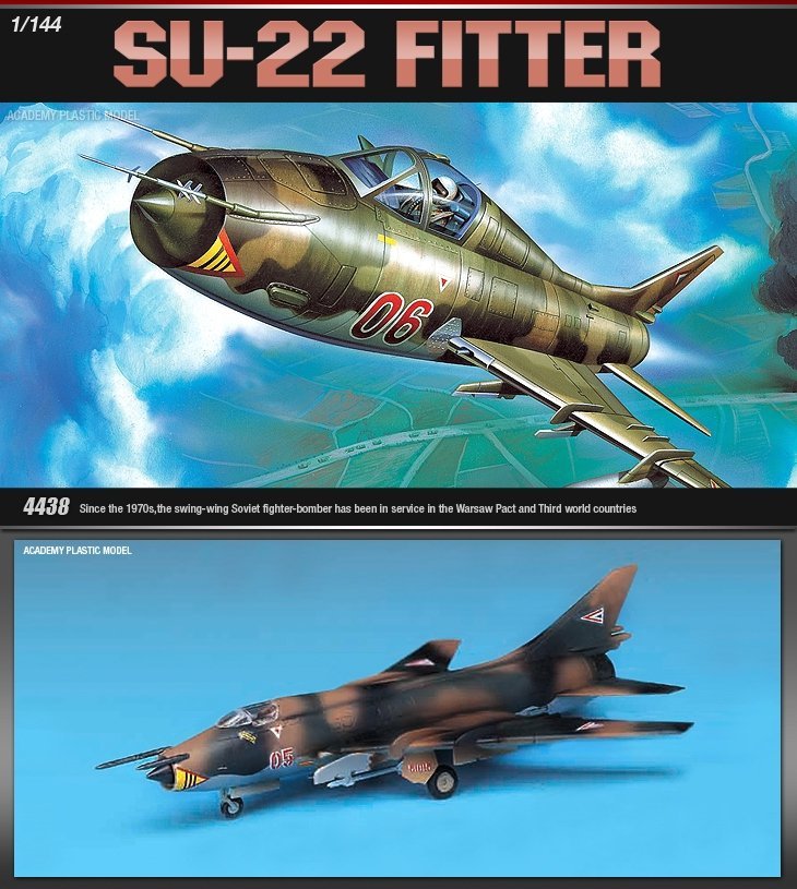 Academy 12612 SU-22 FITTER 1 144 - 1:144 - Military Aircraft