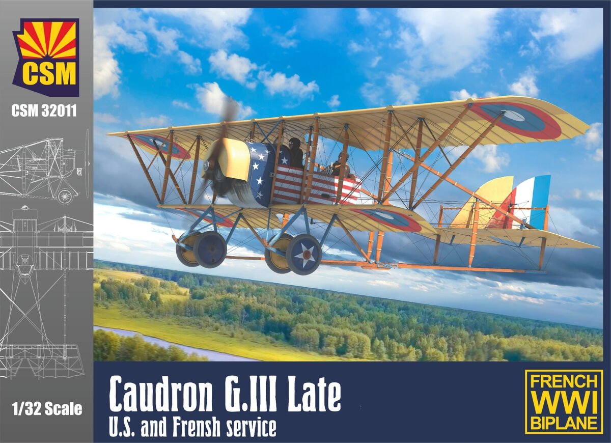 Cooper State Models 32011 Caudron G.III late U.S. and French service 1 ...