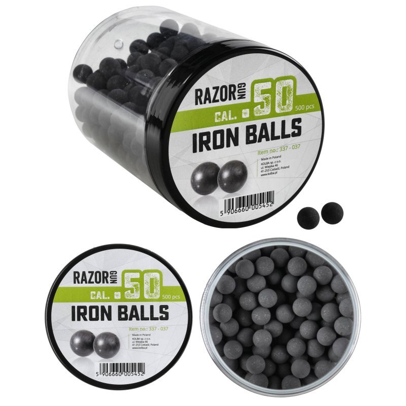 RazorGun - Kule gumowo-metalowe .5 500szt. - Amunicja - Real Action Marker - Strzelectwo ...