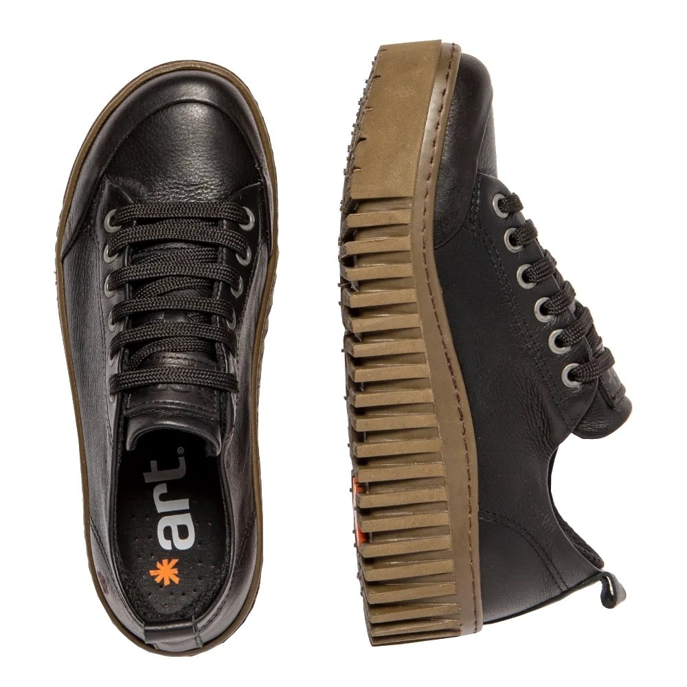 Półbuty The Art Company 1535 BRIGHTON Black Bronze Nappa