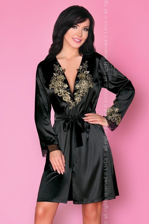 LivCo Corsetti Fashion Natasha LC 90367 Noire Rose Collection szlafrok ...