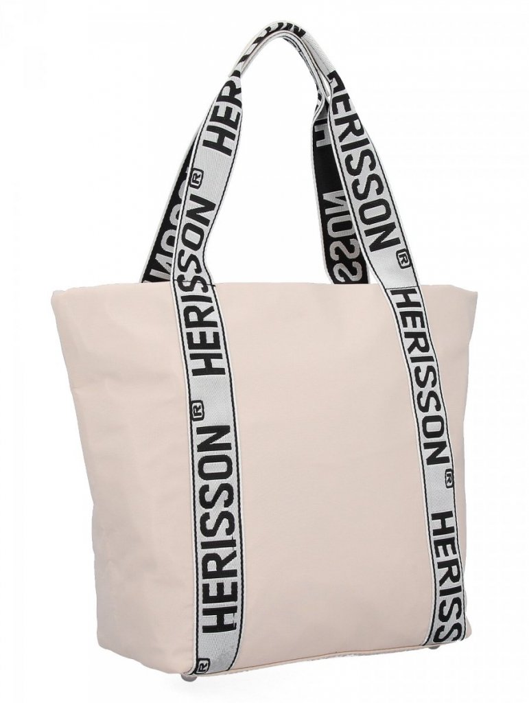 Női Táská shopper bag Herisson bézs 1502H431 - DÁMSKÉ KABELKY
