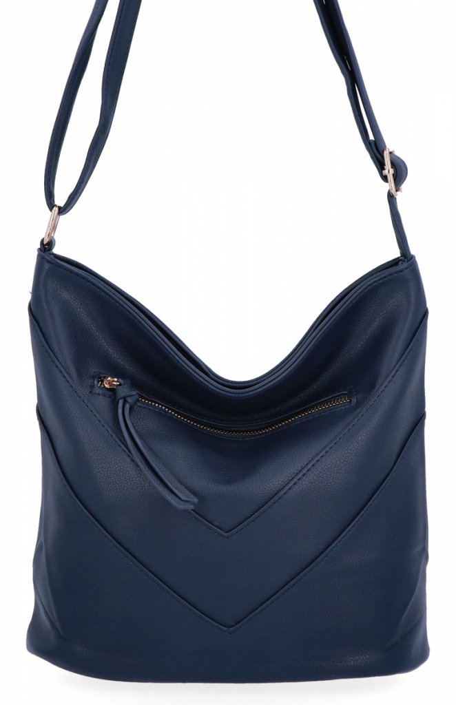 Pikowana Torebka Damska Listonoszka firmy Herisson 1052L20708 Granatowa ...