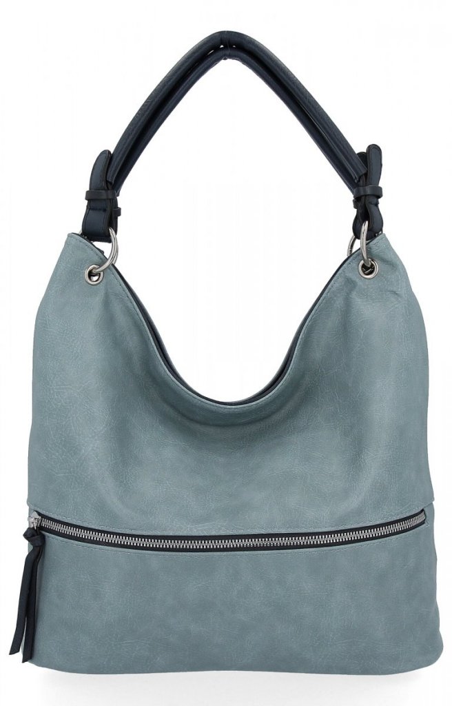 Uniwersalna Torebka Damska XL firmy Hernan HB0386 Błękitna ...