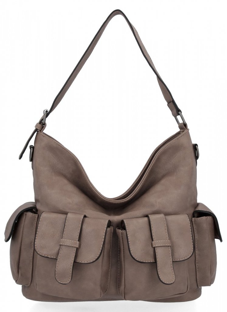 Uniwersalna Torebka Damska Na Co Dzień firmy Hernan HB0395 Ziemista ...