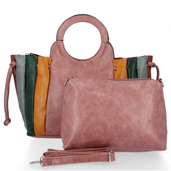 Modne Torebki Damskie Kuferki z listonoszką firmy David Jones Brudny ...