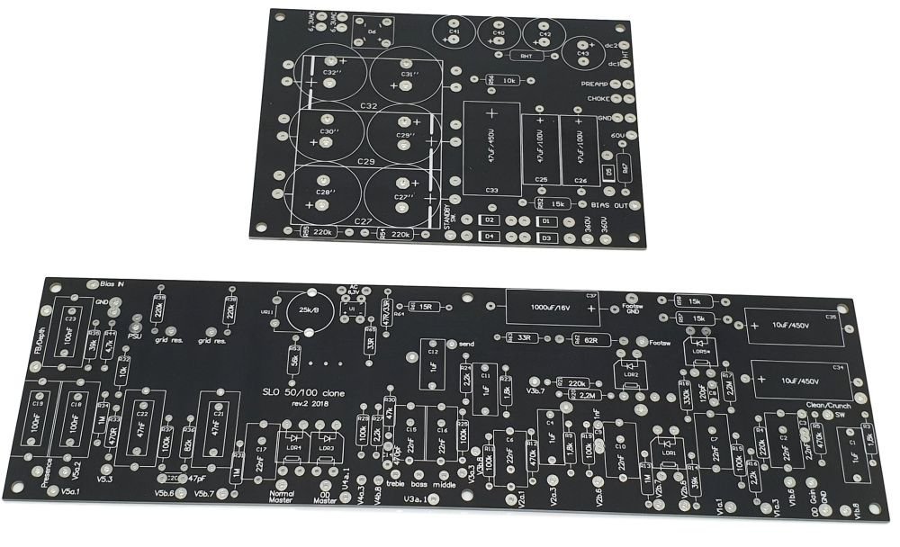 SLO100 PCB boards - TB Amptone - Turret Board - Amp parts