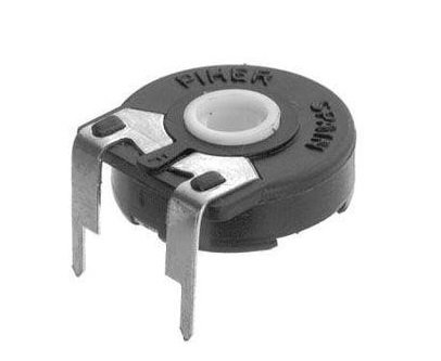 Potencjometr montażowy 5k Piher poziomy PT15 - Trymery PIHER PT15 ...