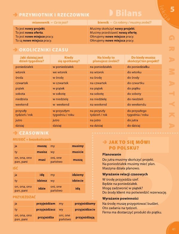 Polski w pracy. Język polski jako obcy A1+ (ebook PDF) - A1 ...