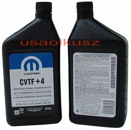 Oryginalny olej automatycznej bezstopniowej skrzyni MOPAR CVTF+4 Jeep ...