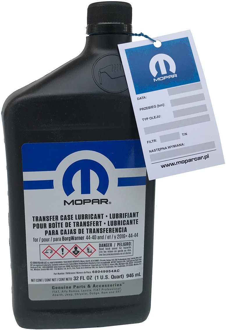 Olej reduktora Borg Warner 44-40 RAM 2016- - Reduktora - Oleje - RAM ...