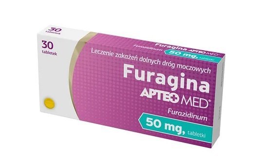 Furagina APTEO MED 50 mg 30 tabletek | Polskimarket.nl