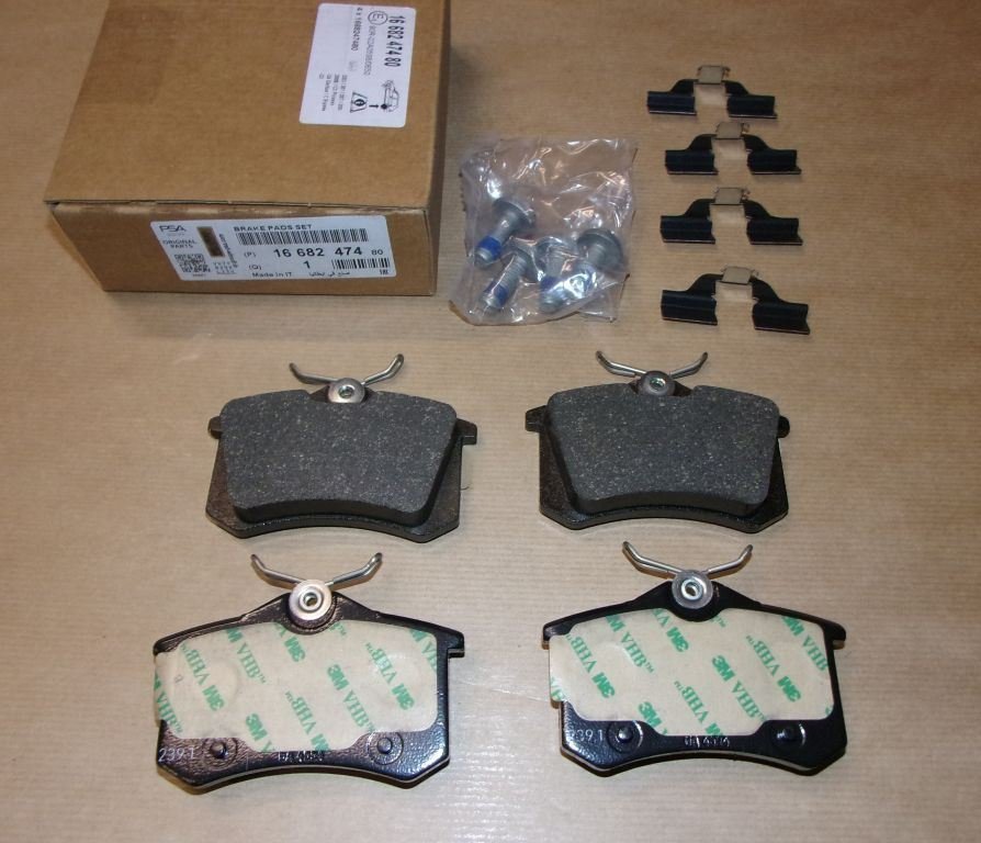 Original Plaquettes de frein Citroën C3, Citroën C3 Picasso, Citroën ...
