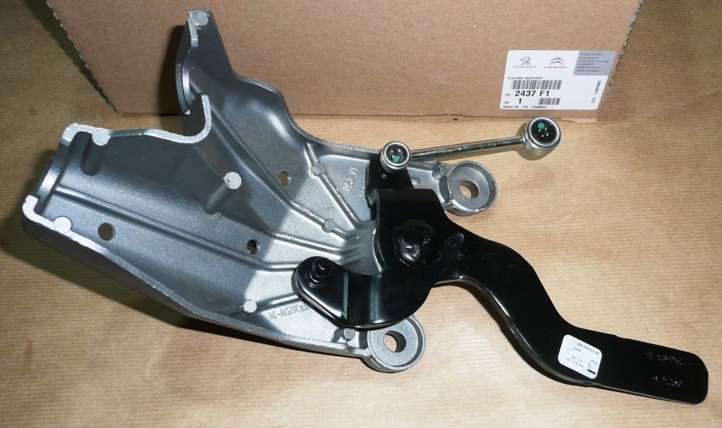 Citroën C5 Peugeot 407 fixation câble levier de vitesses, 2437.F1, 2437F1
