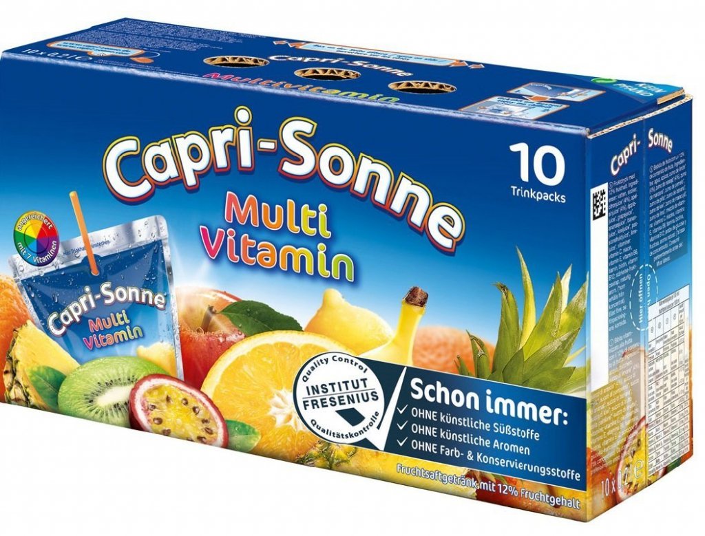 Capri Sonne Multiwitamina Sok Ze Słomką 10x200ml - Soki Woda Napoje ...
