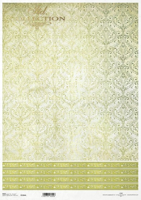 Rice paper A3 R1064L - Wallpaper motifs, pastel backgrounds, slides