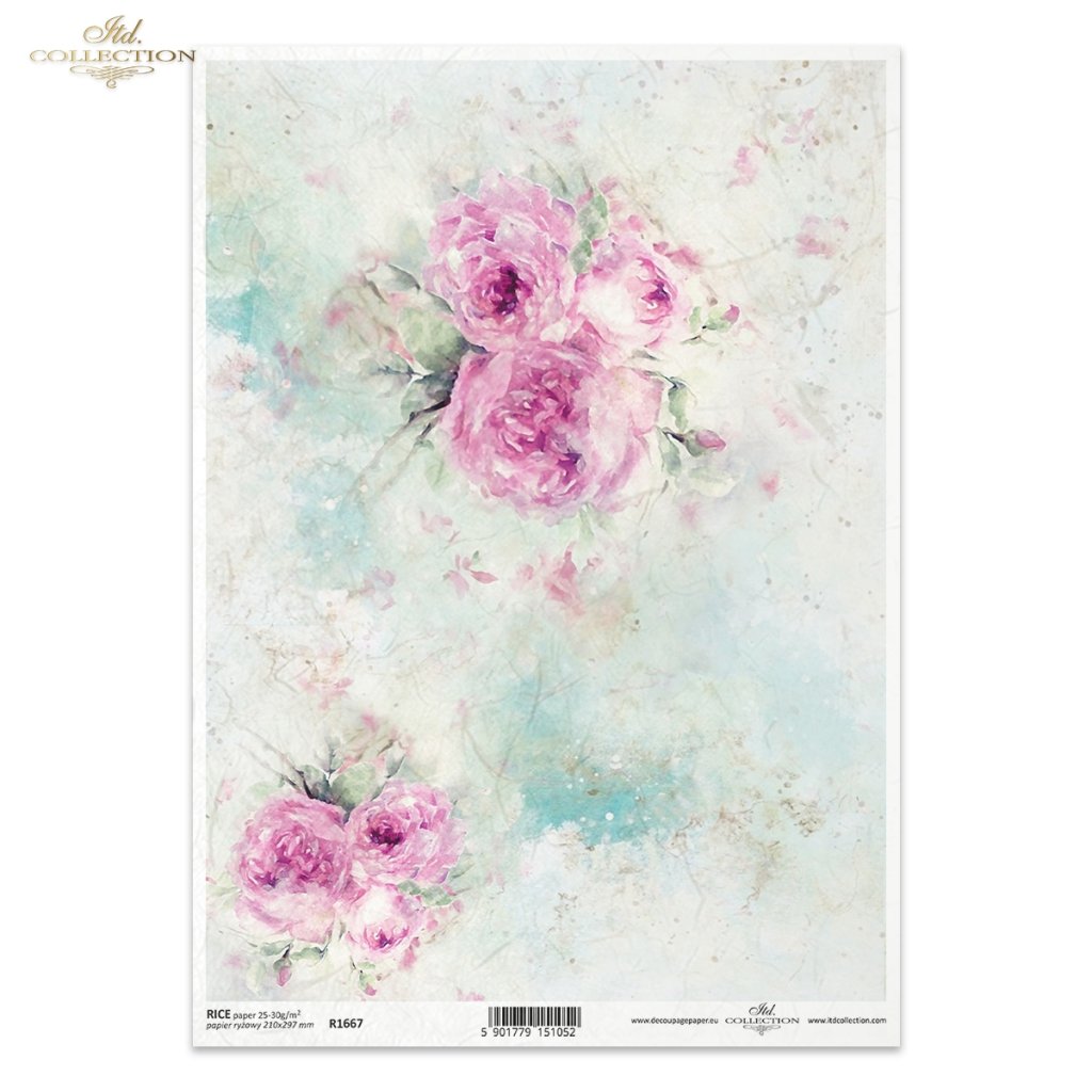 Rice paper R1667 - Shabby Chic for Spring * background, wallpaper ...