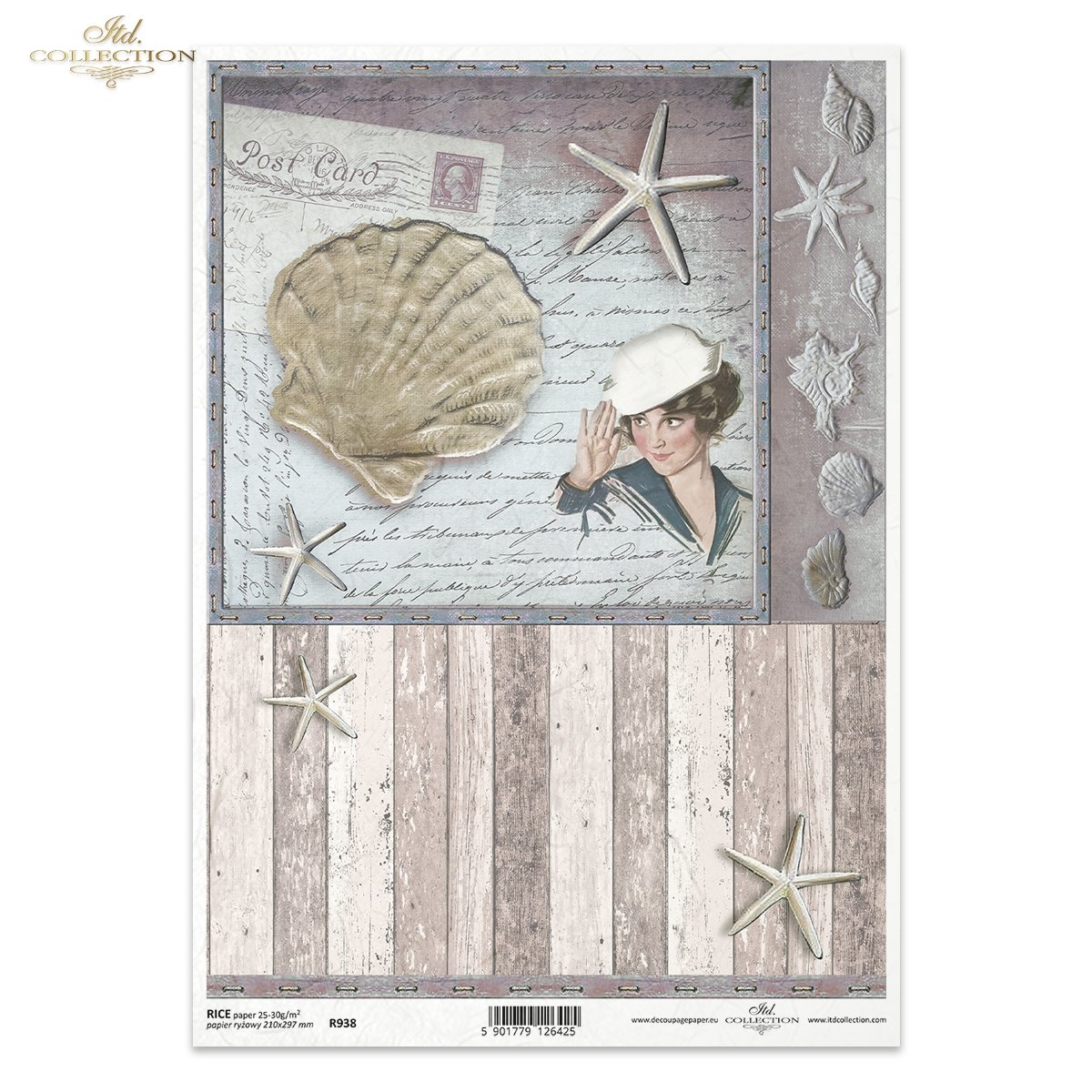 Rice paper R938 - decoupage paper * nautical themes