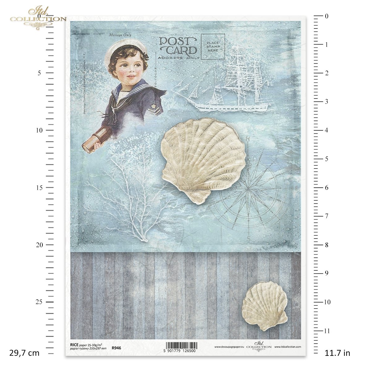 Rice paper R946 - decoupage paper * nautical themes