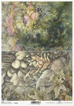 Rice paper decoupage